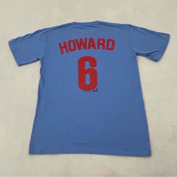 Majestic | Shirts | Philadelphia Phillies Ryan Howard 6 Mlb Powder Blue ...